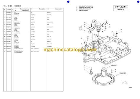 Messersi M16u Mini Excavator Spare Parts Catalog Machine Catalogic