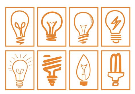 Hand Drawn Light Bulb Vectors 84018 Vector Art At Vecteezy