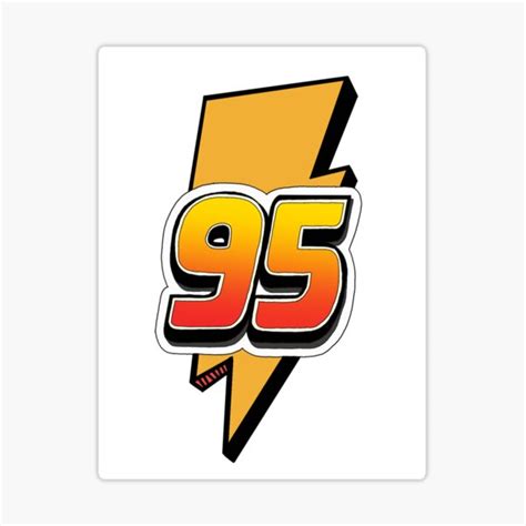 Mcqueen 95 Logo Svg Mcqueen Number Svg Number 95 58 Off