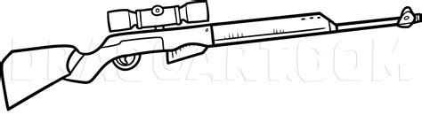 Guns Drawings Easy