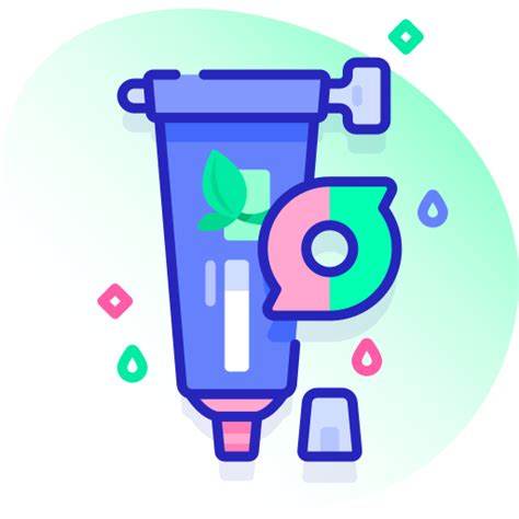 Toothpaste Free Ecology And Environment Icons