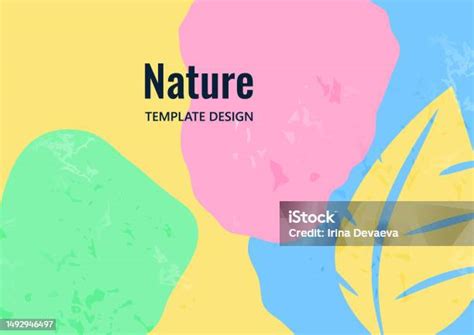 새겨진 나뭇잎이 있는 밝은 색상의 물결 모양 배경 당신의 디자인을 위한 템플렛 벡터 0명에 대한 스톡 벡터 아트 및 기타 이미지 0명 가리기 가을 Istock