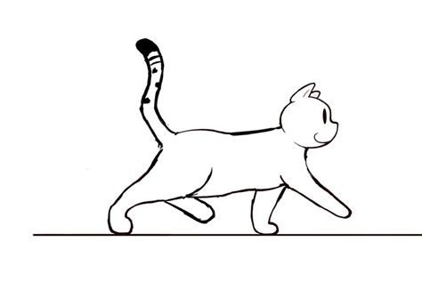 Cat Walk Cycle  Walk Cycle Animation By Bezbrwiowiec Fur