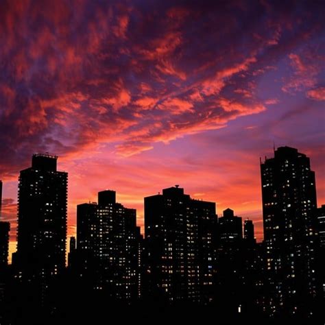 Free Dramatic Skyline Sunset Image Sunset Skyline Cityscape