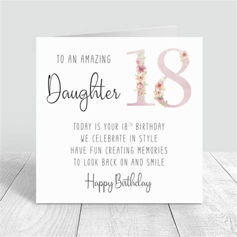 Happy 18th Birthday Daughter Poem