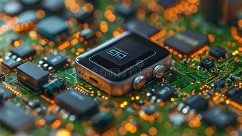 Wearable Biosensor On Circuit Board Stock Video Video Of Board