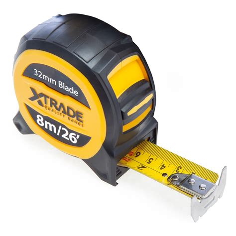 Xtrade X0900004 Metricimperial Dual Sided Tape Measure 8m Aldea Group