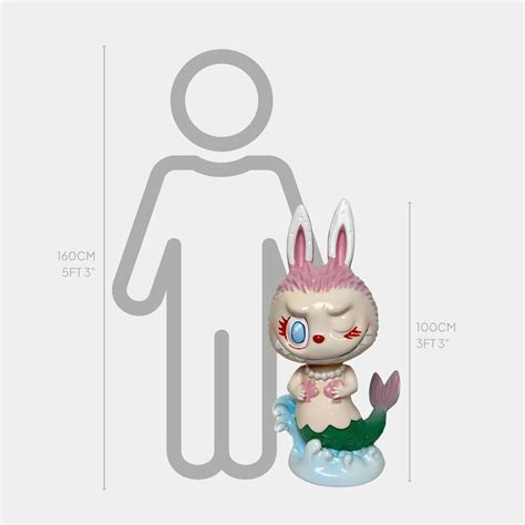 Mermaid Labubu Sculpture 100cm Fantasy Centrepiece