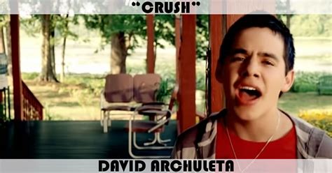 Crush Song By David Archuleta Music Charts Archive