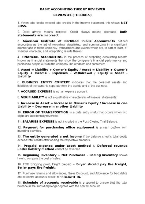 Basic Accounting Theory Reviewer Basic Accounting Theory Reviewer