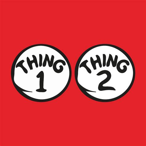Thing One Svg Etsy