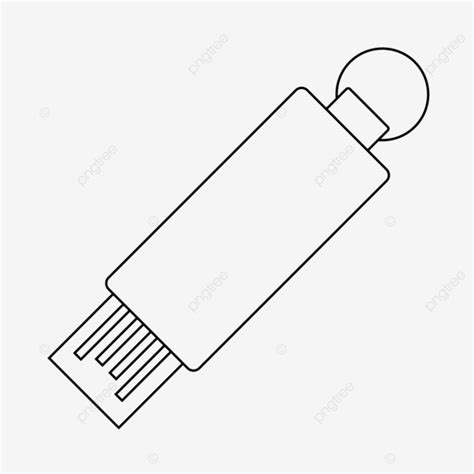 Usb Flash Icon Memory Data Flash Drawing Memory Drawing Flash Sketch
