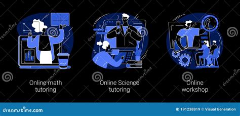 Personalised Learning Abstract Concept Vector Illustrations Stock Vector Illustration Of