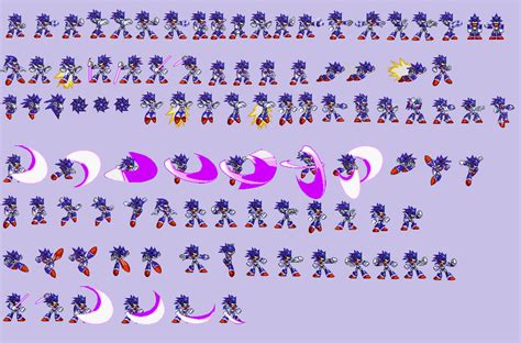 Mecha Sonic Sprite Sheet