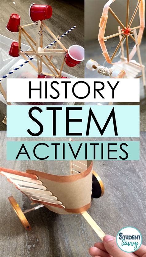 History Stem Activities And Challenges For The Classroom Stem