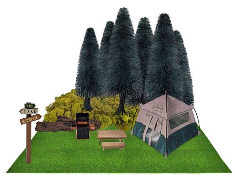 Camping Out On The Grass Stock Image Image Of Outdoors 381692289