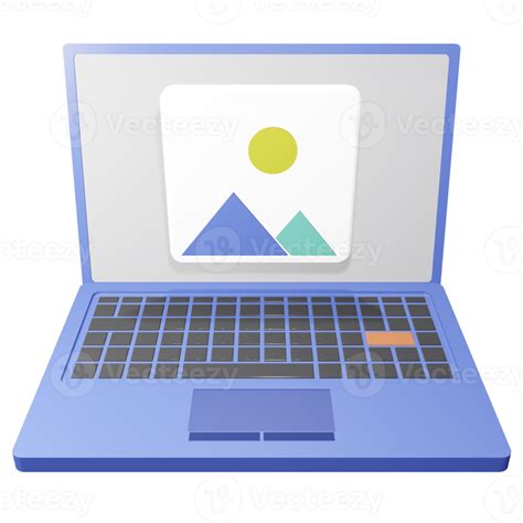 3d Laptop And Equipment Icon Office Supplies Laptop For Business