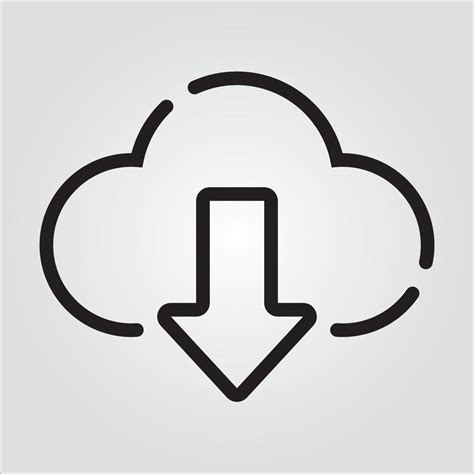 Isolated Downloading Computer Component Outline Eps 10 Graphic 7968995 Vector Art At Vecteezy