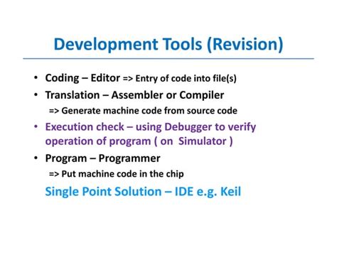 Debugging Programs With Keil Uvision Ppt