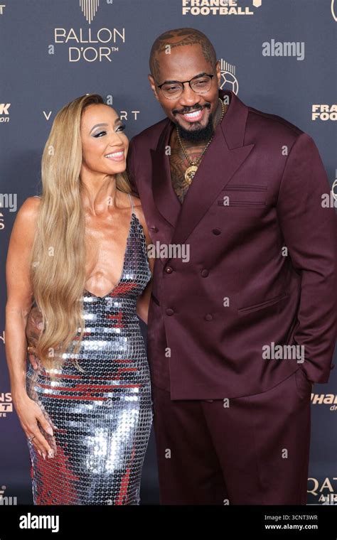Kate Scott And Malik Scott Attends The 69th Ballon Dor Photocall At Theatre Du Chatelet In