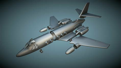 Stl File Lockheed C 140 Jetstar 3d Printable Model Stl ・3d Print
