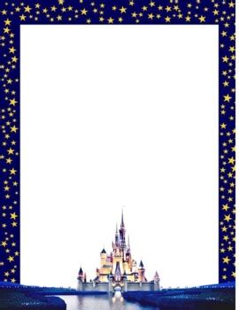 Disney Castle Border Template Doc By Morgan Shepherd Tpt