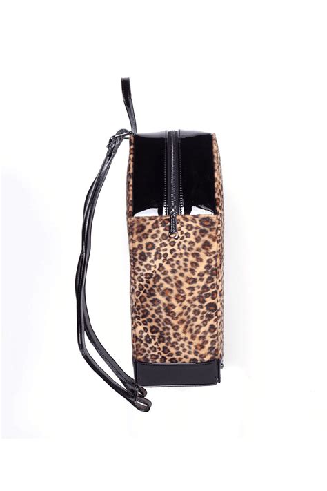 Leopard Coffin Backpack Vampirefreaks