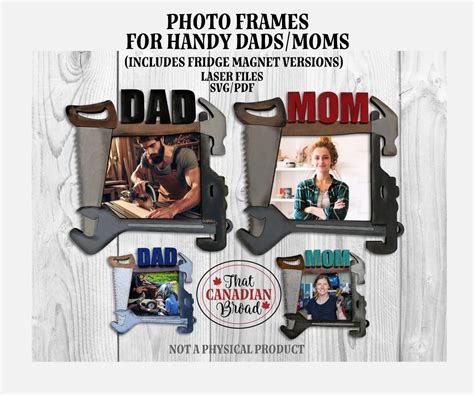 Handy Mom Handy Dad Sign And Fridge Magnet Designs Laser Files Svg