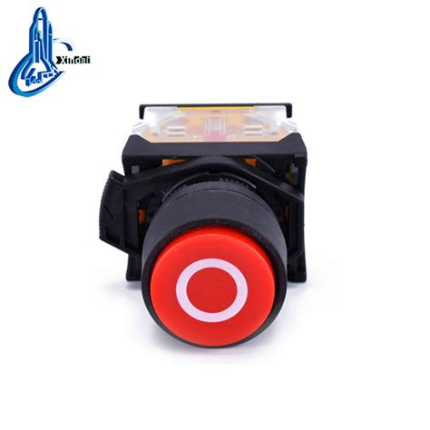Xdl31 El4322 Red Electric Switch Symbol Spring Return Convex Push