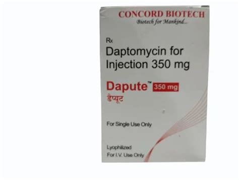 Daput 350 Mg Daptomycin At ₹ 2000 Vial Daptomycin Injection In Pune Id 2851968835312