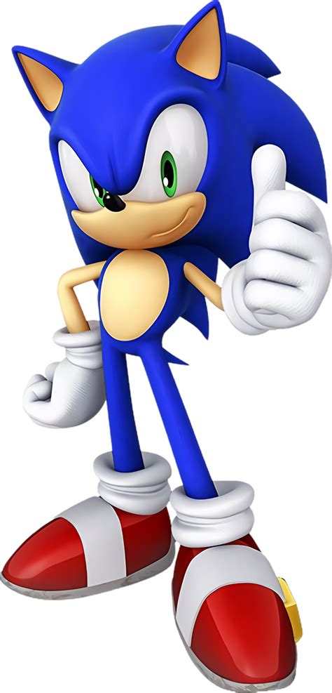 Modern Sonic Thumbs Up Render By Sonia200201 On Deviantart