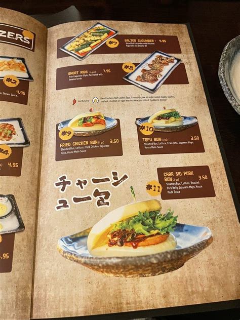 Menu At Ichiddo Ramen Restaurant Franklin