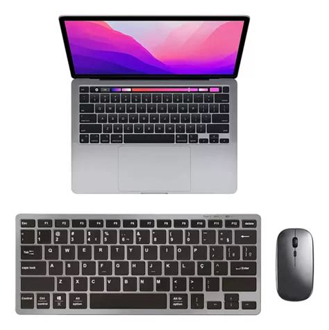 Teclado E Mouse Bluetooth Para Macbook Pro Parcelamento Sem Juros