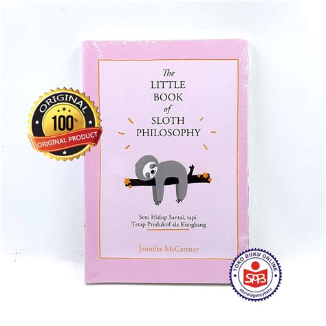 Jual The Little Book Of Sloth Philosophy Jennifer Mccartney Shopee