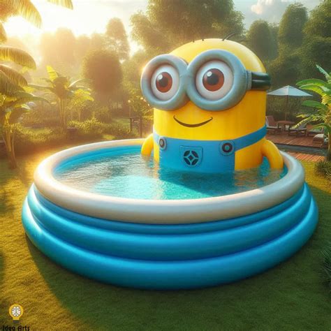 Decorating Your Inflatable Minion Pool Area Fun Ideas For A Minion