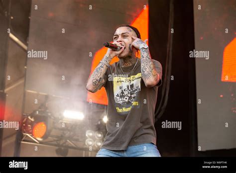 American Rapper Lil Skies Performing At Breakout Festival Day 1 At The