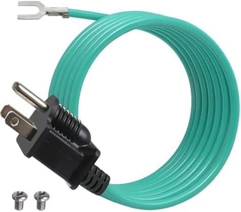 65ft Shielded Ethernet Patch Panel Bond Grounding Cord Nema 5 15p 3