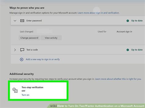 5 Ways To Turn On Two‐factor Authentication On A Microsoft Account
