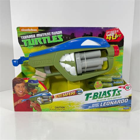 2015 Teenage Mutant Ninja Turtles T Blasts Quad Blaster Leonardo Soft