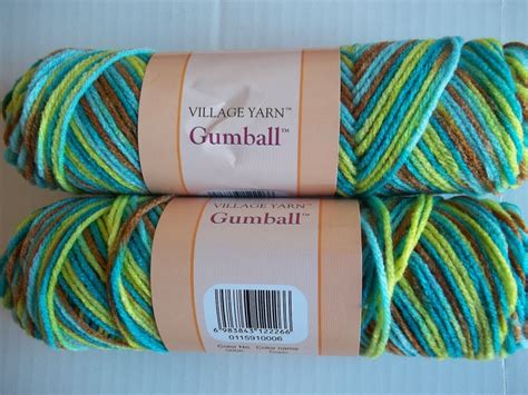 Village Yarn Gumball Variegated Yarn Tropic Lot Of 2 142 Yds Ea Ebay