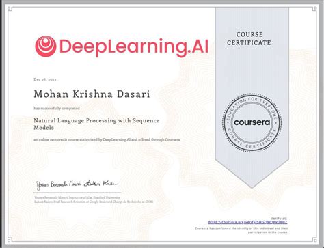 Nlp Naturallanguageprocessing Deeplearning Coursera Deeplearningai Skilldevelopment
