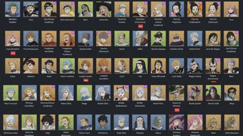 Tier List Black Clover M Global Mobile Urutan Karakter
