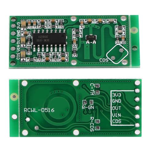 Rcwl 0516 Microwave Radar Sensor Abs Microwave Proximity Sensor Switch