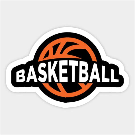 Basketball Logo Basketball Logo Sticker Teepublic
