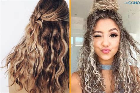 10 peinados para pelo rizado fáciles Descubre y luce estas ideas con