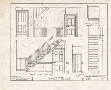 Blueprint Habs Nj17 Aub1 Sheet 15 Of 29 Scull House Auburn Road