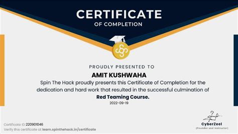 Amit Kushwaha On Linkedin Infosec Redteaming Penetrationtesting Cybersecurity Spinthehack