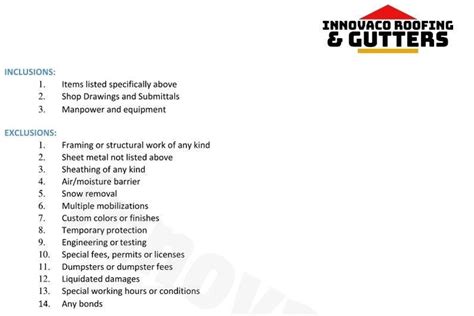 Roofing Proposal Template Roofing Quote Gutter Quote Residential Roofing Commercial Roofing