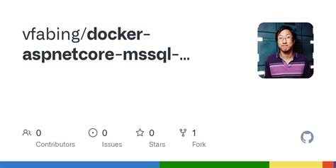 Github Vfabingdocker Aspnetcore Mssql Sample