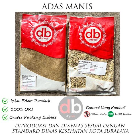Jual Adas Manis 100gram Bubuk Adas Manis Shopee Indonesia
